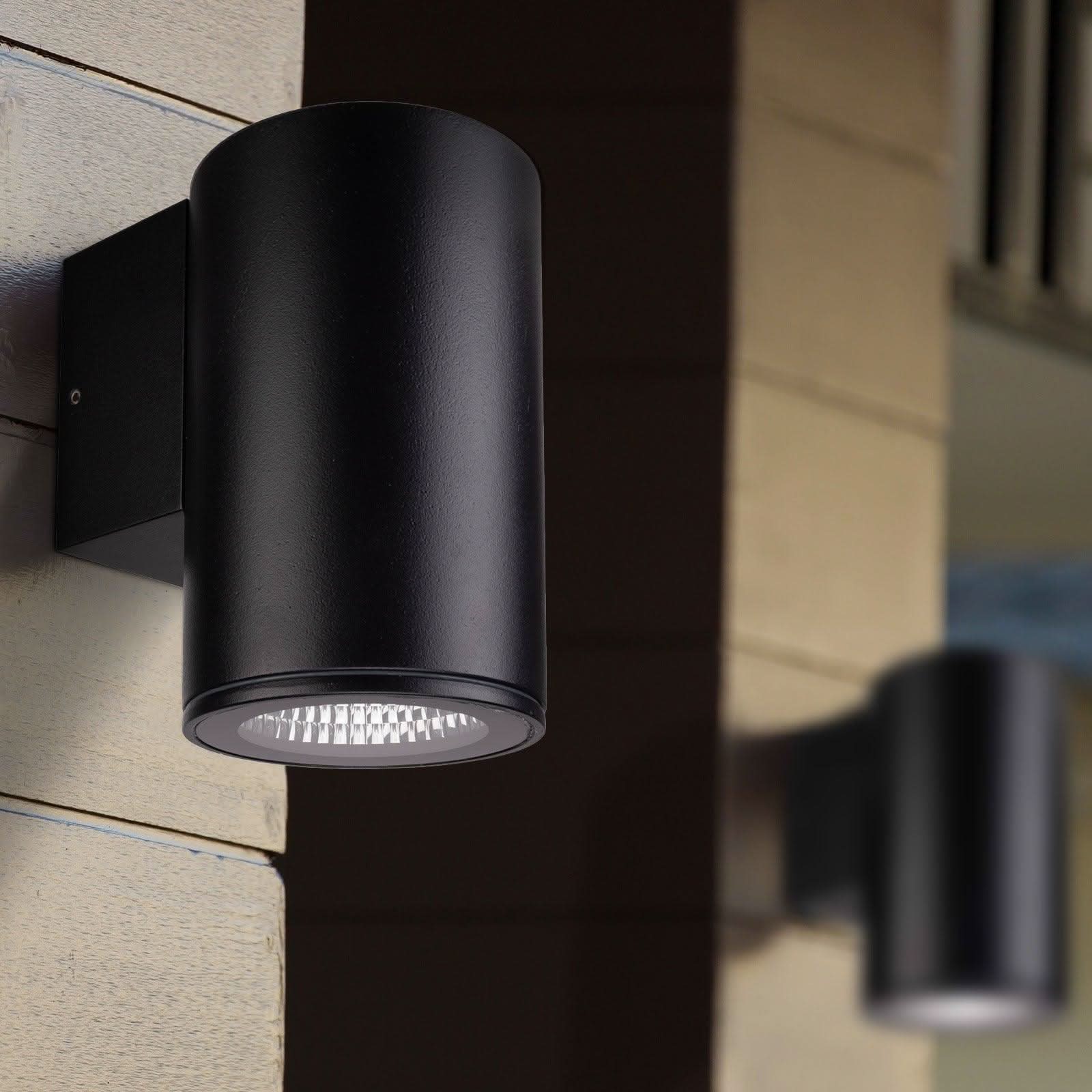 Brilliant Anka Plus Black 12W CCT Wall Light